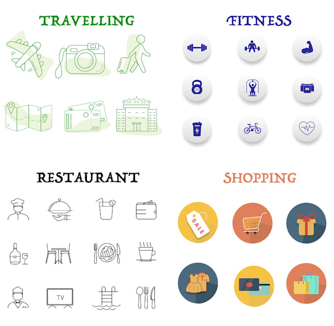 Design beautiful and attractive icons and illustrations by ...