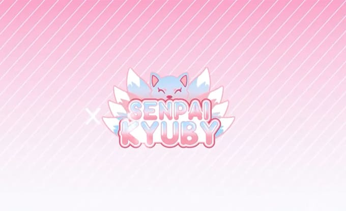 Create custom cute logo intro for vtuber, youtuber, kick or twitch ...