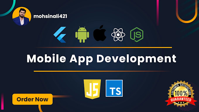Develop android ios mobile apps using react native flutter ai apps by ...