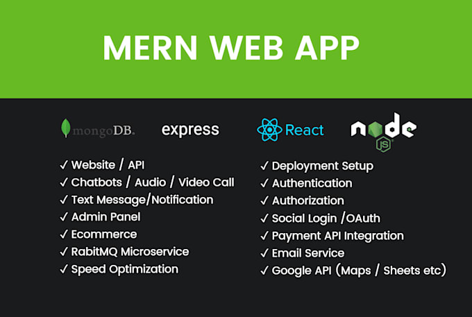 Develop Web App Using Node React Express Api Mongodb By Ayonpal Fiverr
