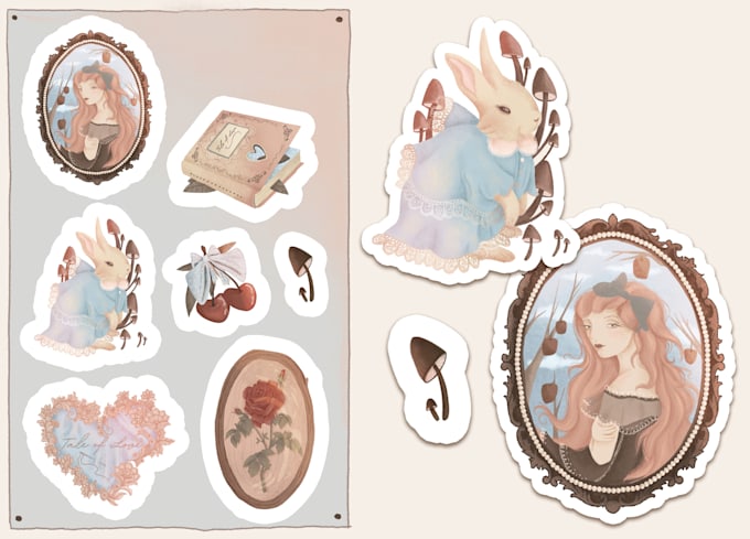 Create a realistic stikerpack by Mygreenbackpack | Fiverr