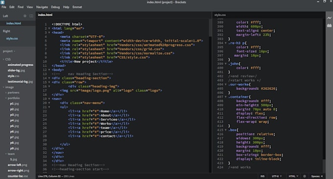 Design html and css based website for you by Yousuf971 | Fiverr