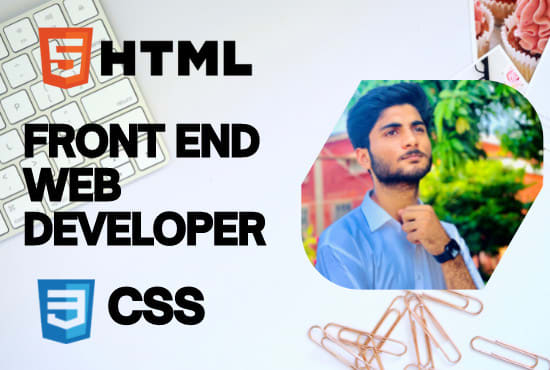 Be your frontend web developer html css bootstrap by Alijan70 | Fiverr
