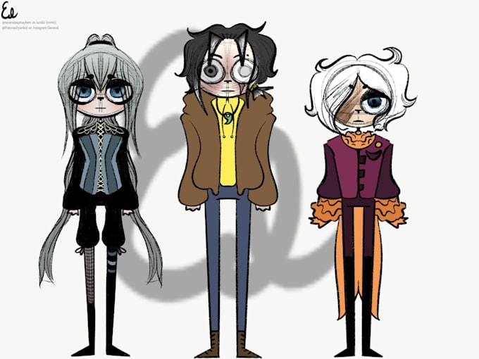 Do cheap character sheets and designs by Shyartkid | Fiverr