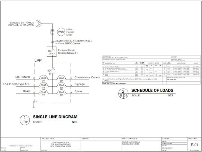 Electrical design and analysis by Jfpescasio | Fiverr