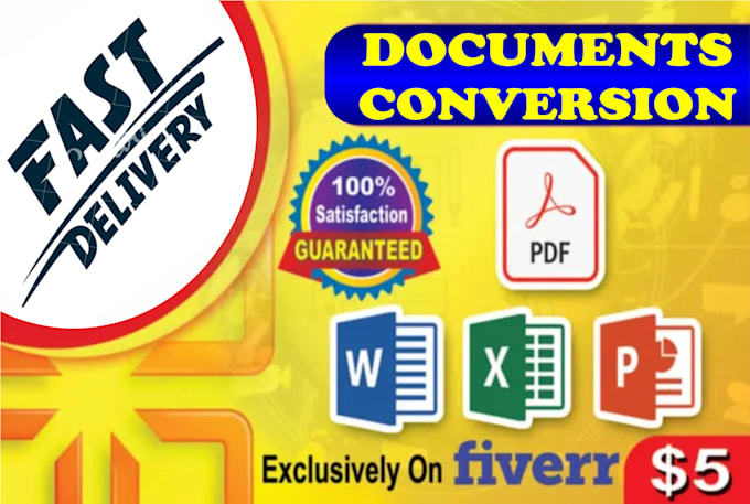 Do ms word typing and pdf to word by Zahidraza423 | Fiverr