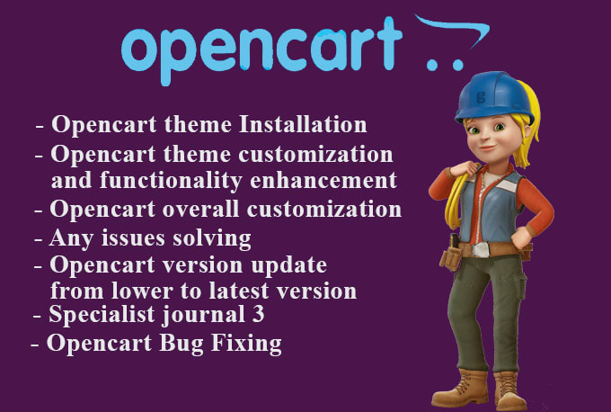 Fix opencart bugs, errors or issues by Ashishvekari386 | Fiverr