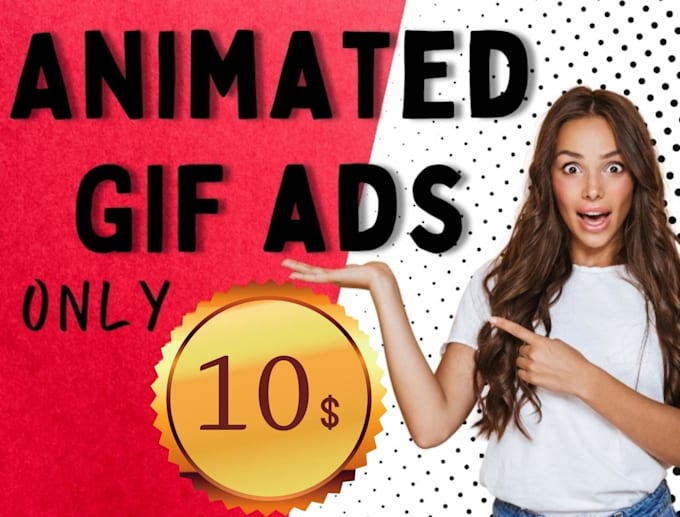 Make animated gif banners, gif ads i am gif maker by Misha_99 | Fiverr