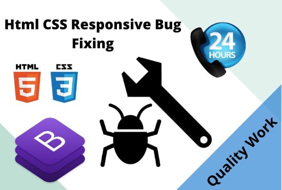 Fix html css bootstrap bugs and issues quickly by Hiratasawar_22 | Fiverr Fix html css bootstrap bugs and issues quickly by Hiratasawar_22 | Fiverr