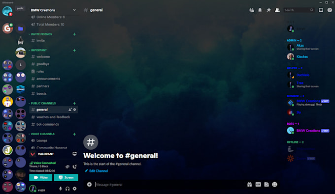 Create you a custom discord design by Bmwcreations | Fiverr