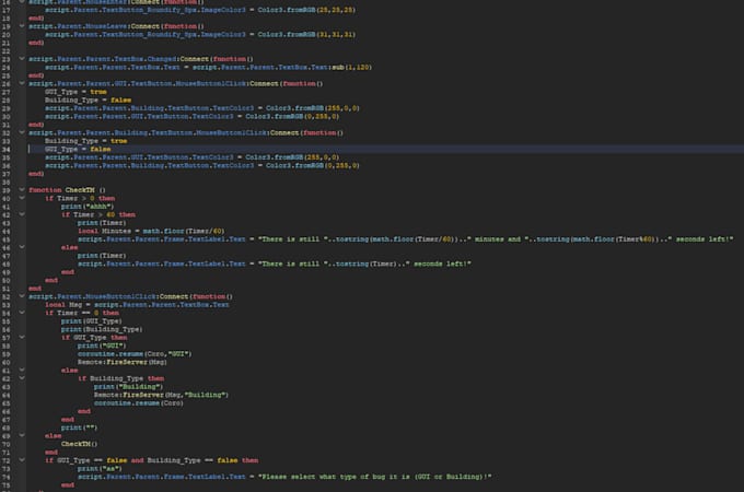 Create roblox lua scripts for your game by Ballersicarius | Fiverr