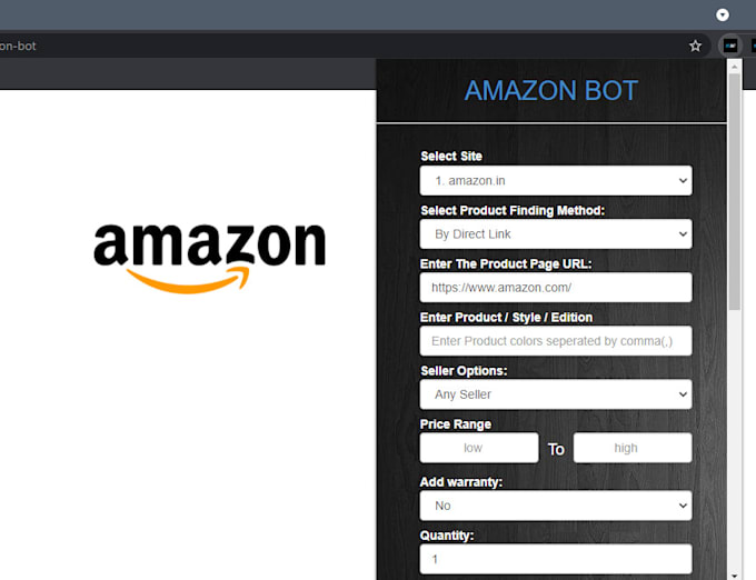 Provide auto checkout amazon bot to automatically purchase items by ...