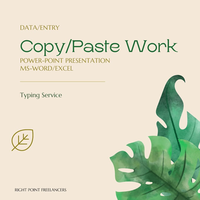 Do fastest copy paste work and searches by Right_point_f | Fiverr