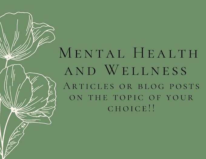 Write compelling and informational mental health content by Tsparke ...