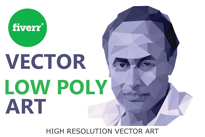 Draw pictures in to low poly vector art by Slkalinga | Fiverr