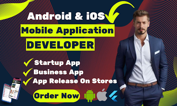 Be your flutter mobile app developer, android, ios app development by Arslansolutions | Fiverr