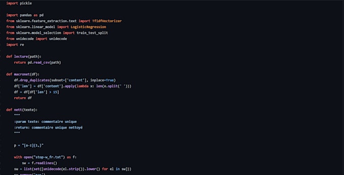 Help you build your machine learning algorithm by Famd78 | Fiverr