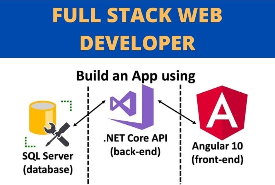 Be your full stack web developer web api, angular, asp net expert by ...