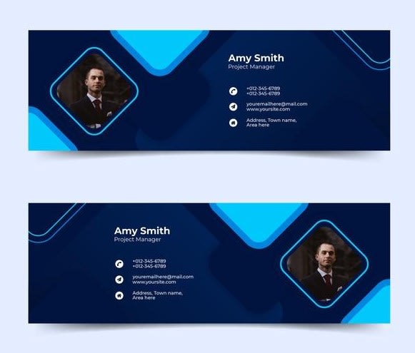 Creatively design professional html signature for your email by Anosha ...