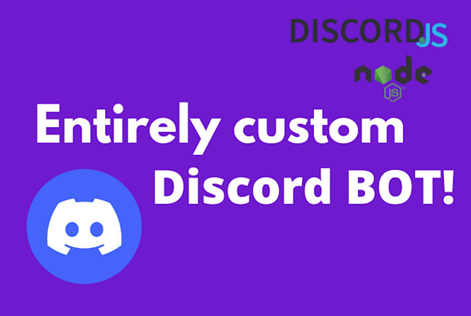 Make a custom discord bot with discordjs by Snakerbot | Fiverr