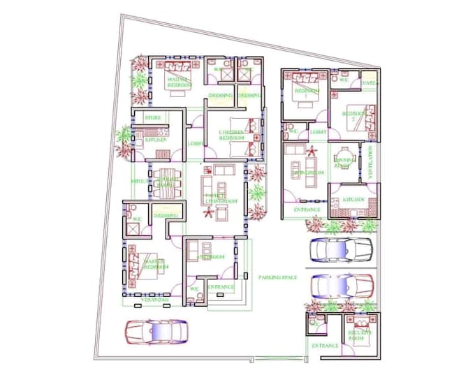 Make 2d, 3d architectural designs in arch cad ,autocad by Sammyboniface ...