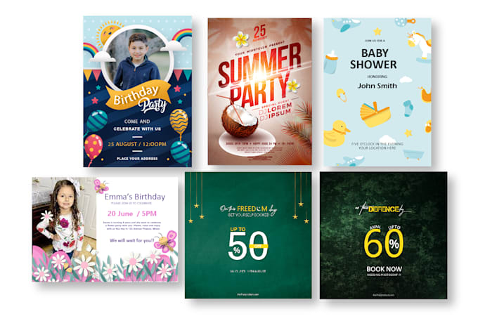 Create custom promo flyers by Rimzyss | Fiverr