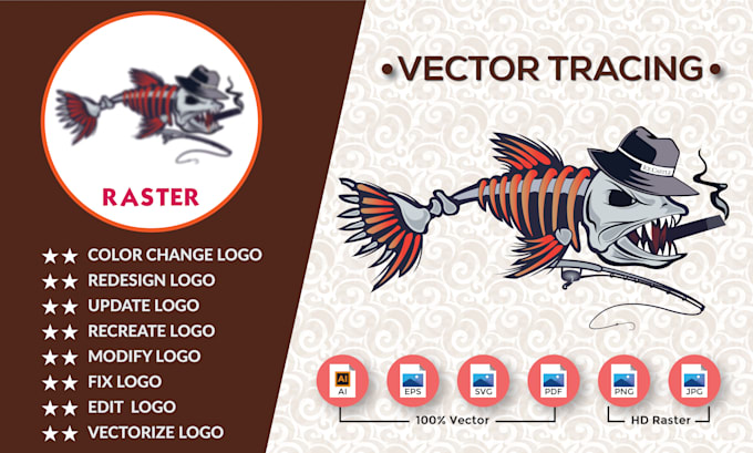 Vectorize color change fix modify update your logo or image by ...