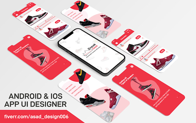Do attractive mobile ui ux design or app ui ux design by Asad_design006 ...