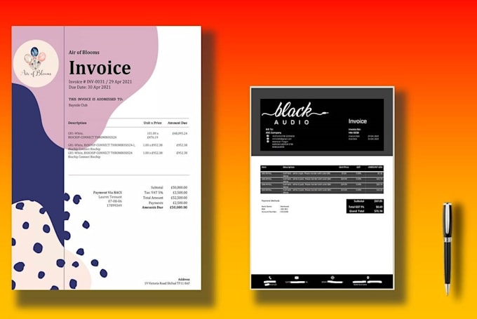 Design xero custom invoice professional templates by Mahfoz20 | Fiverr