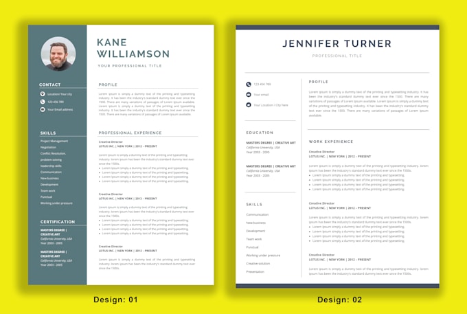 Design resume, cv, templates in google docs, ms word, canva by Sajjadn ...