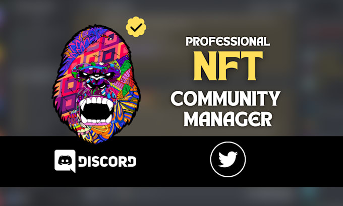 Manage your nft community manager altcoin token moderator server by ...