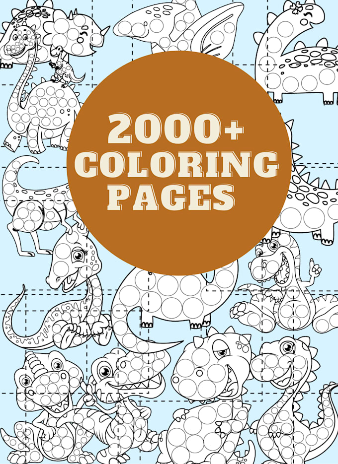 Provide coloring pages for commercial use by Brownkat28 | Fiverr