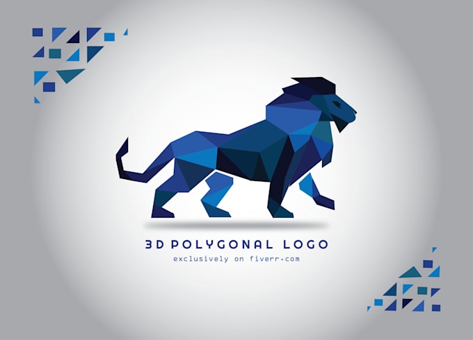Design modern polygonal logo by Logolo1 | Fiverr
