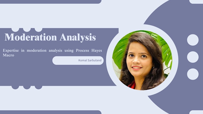Guide you in moderation analysis in spss using process hayes by ...