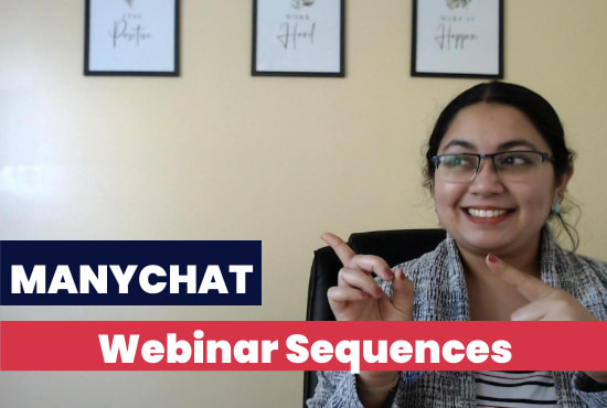 Create manychat flows to promote your webinar or masterclass by Amsa21 | Fiverr