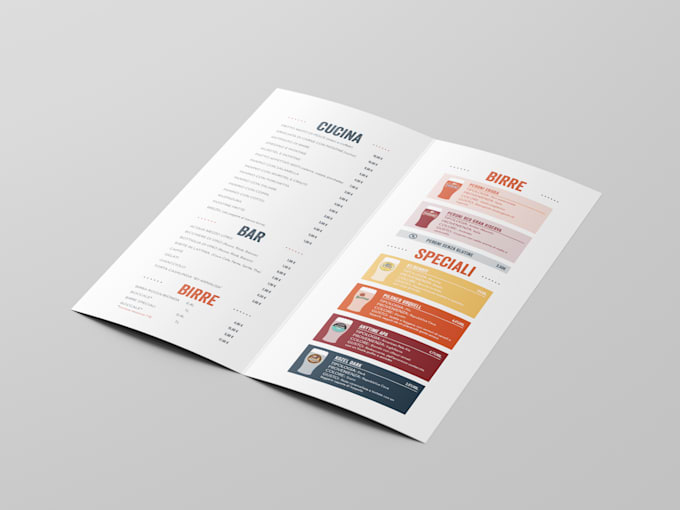 Design your digital or paper menu by Zumbalayeye | Fiverr