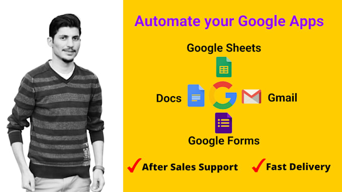 Automate google sheets, form, gmail, drive, calendar via apps script by Dr_oghi | Fiverr