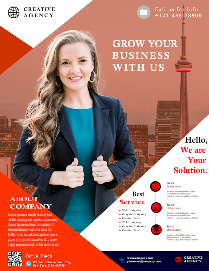 Design a full color flyer by Sharthoks | Fiverr