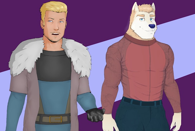 Draw male sprites for your visual novel by Gorillerz | Fiverr