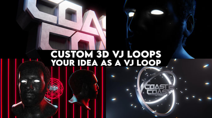 Animate a custom 3d vj loop visual by L22design | Fiverr