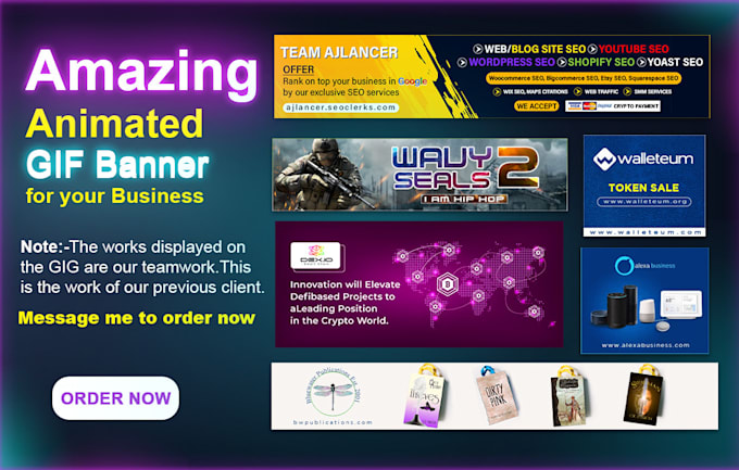 Make creative animated gif banners for your business ads by Amrita_fx ...