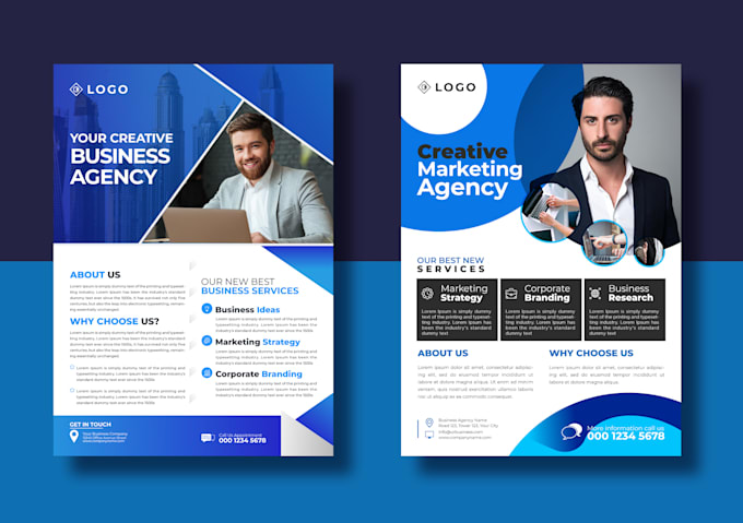 Erstellen sie ein professionelles flyer- oder broschürendesign für den ...