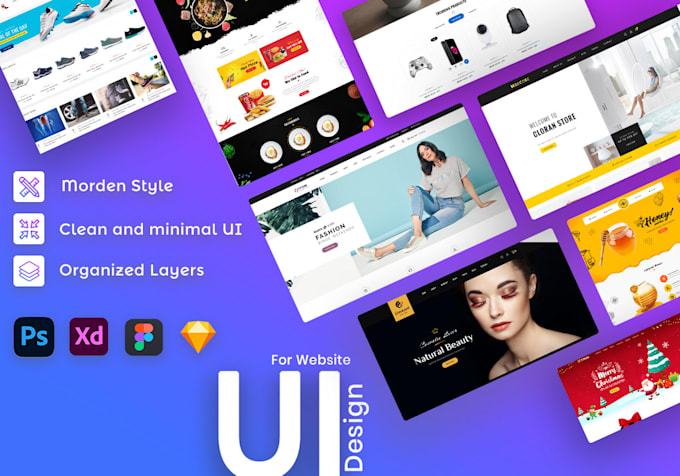 Create eye catching ui ux design for website, dashboard and landing by Mirl_g | Fiverr