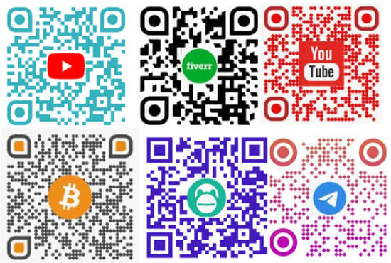 Professionally create a qr code multi design with your logo by Bishraba ...