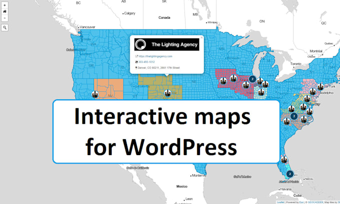 Add leaflet, mapbox, google maps or arcgis map to wordpress by Geocadder | Fiverr