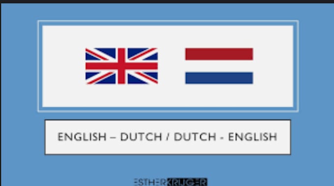 Translate english to dutch or dutch to english by Polybaljeet | Fiverr
