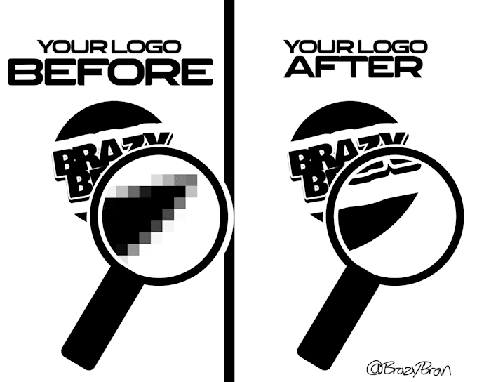 Convert your logo to svg by Brazybran | Fiverr