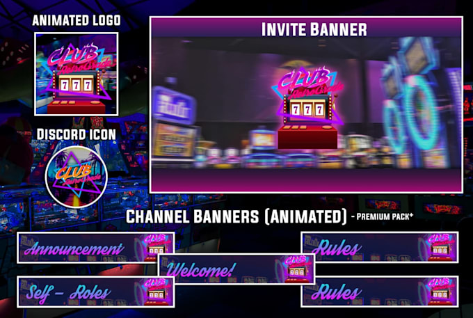 Design amazing discord animated icon, banners, channel banners by Mhm ...