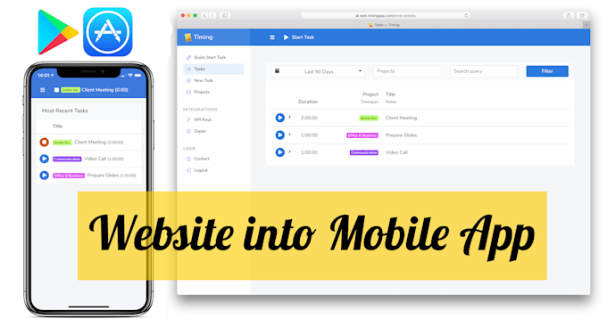 Create webview app for your website by Zain_saeed75 | Fiverr