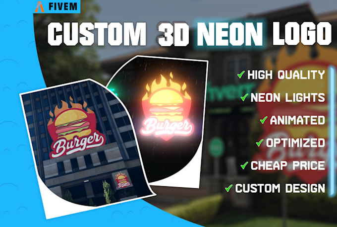 Create a custom animated 3d neon sign with ymap for your fivem server ...